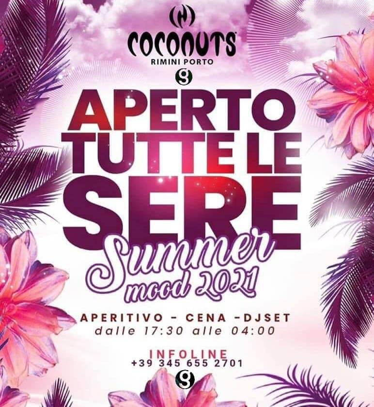 Summer Mood @ Coconuts - Discoteche Riccione Rimini