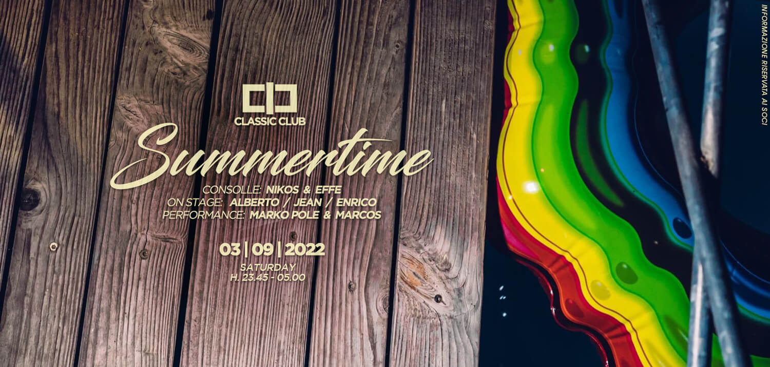 Nikos @ Classic Club - Discoteche Riccione Rimini