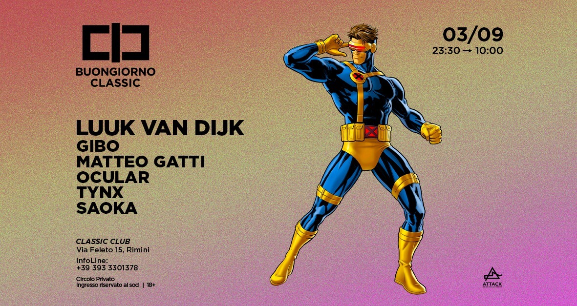 Luuk Van Dijk @ Classic Club - Discoteche Riccione Rimini