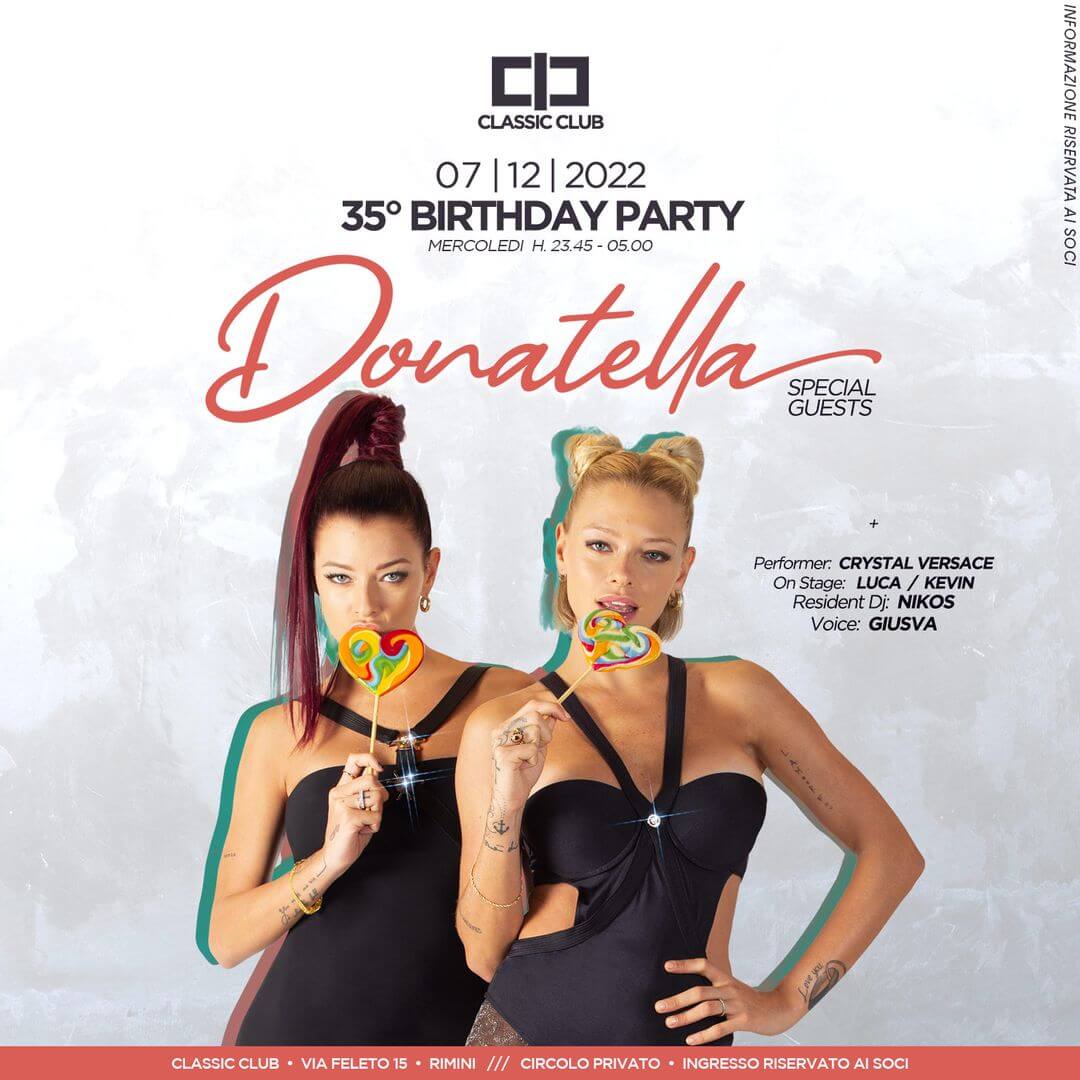 Le Donatlla @ Classic Club - Discoteche Riccione Rimini