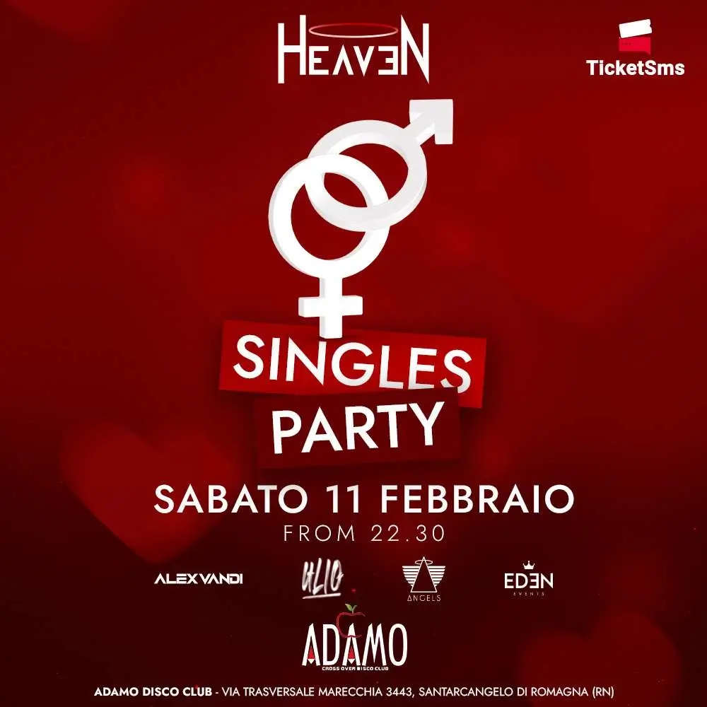 Single Party @ Adamo Rimini - Discoteche Riccione Rimini