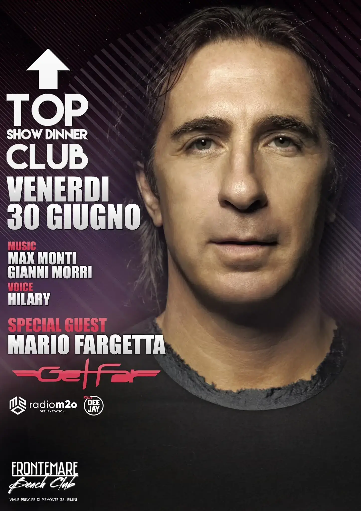 Mario Fargetta @ Frontemare 30 giugno 2023. Tickets e tavoli.