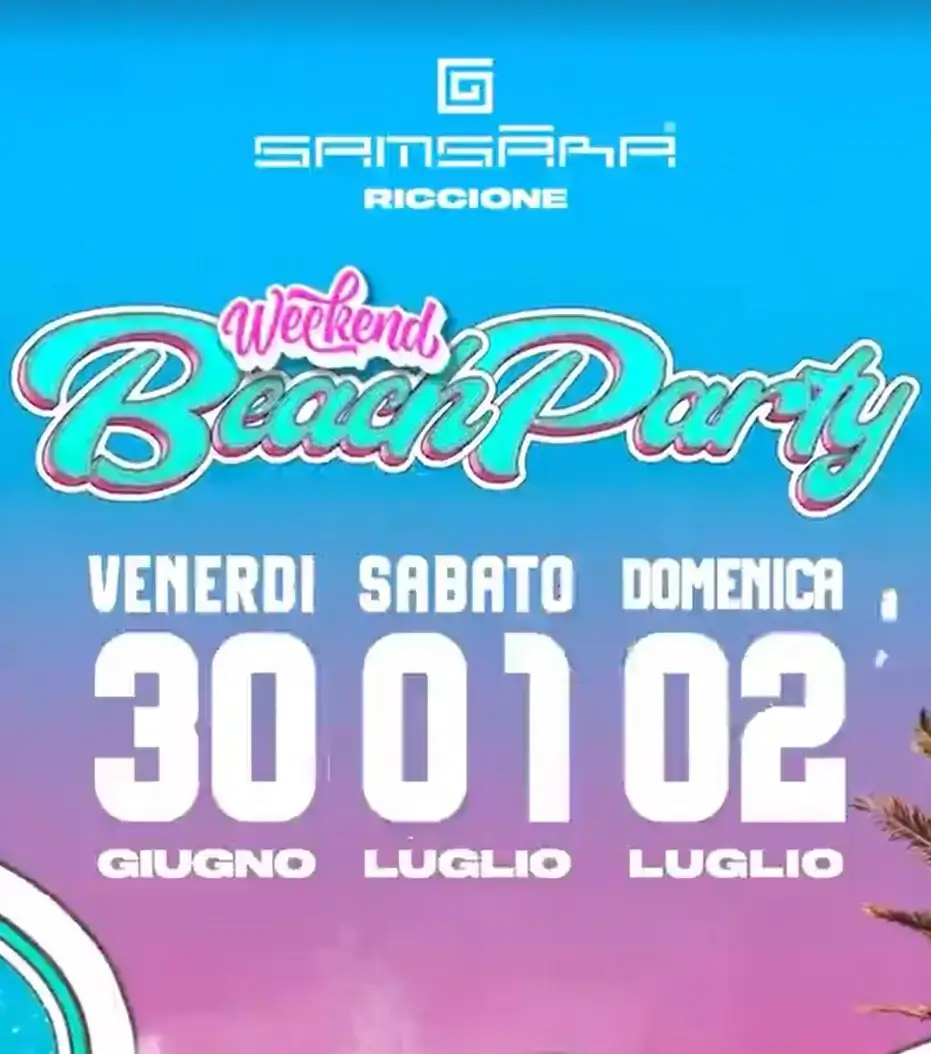 Marco Giorgino @ Samsara Riccione 30 giugno 2023. Tickets e tavoli.