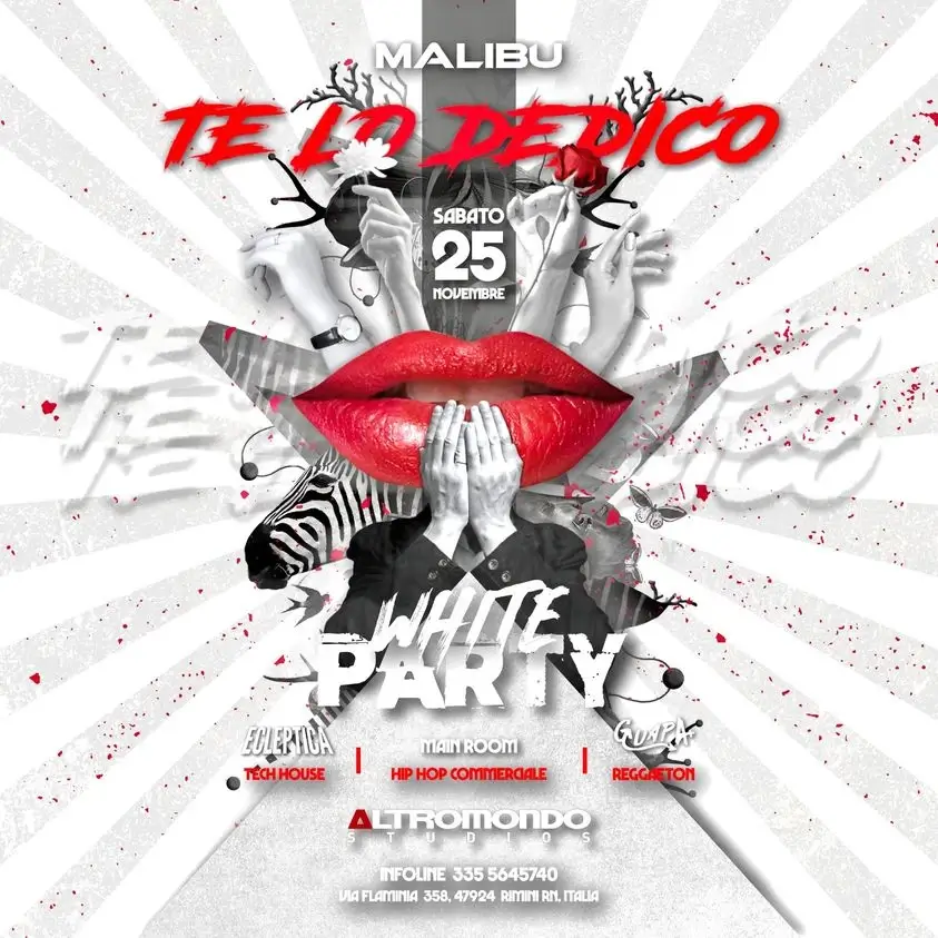 White Party @ Altromondo Studios 25 novembre 2023. Biglietti e Tavoli