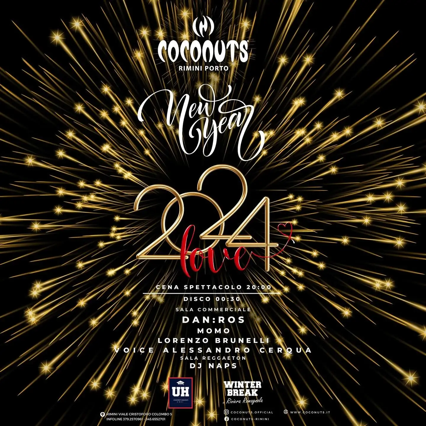 Dan Ros @ Coconuts 31 dicembre 2023.