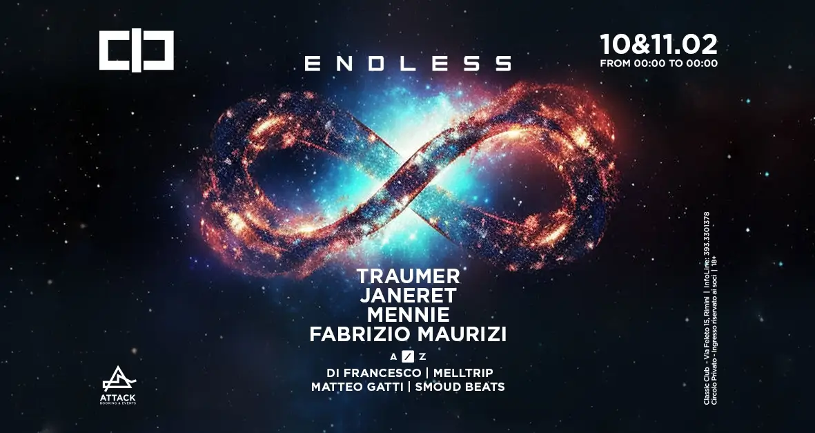 Endless @ Classic Club 11 febbraio 2024. Biglietti