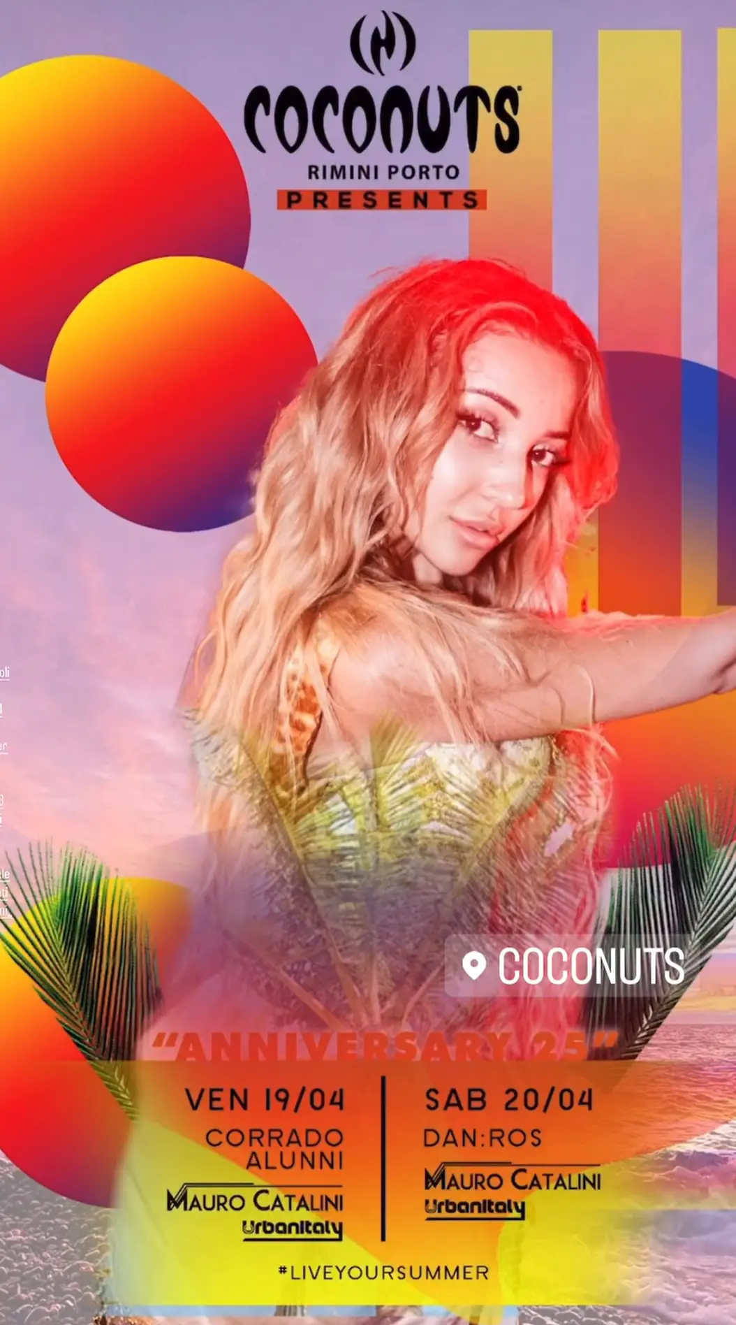 Corrado Alunni @ Coconuts 19 aprile 2024. Biglietti e Tavoli