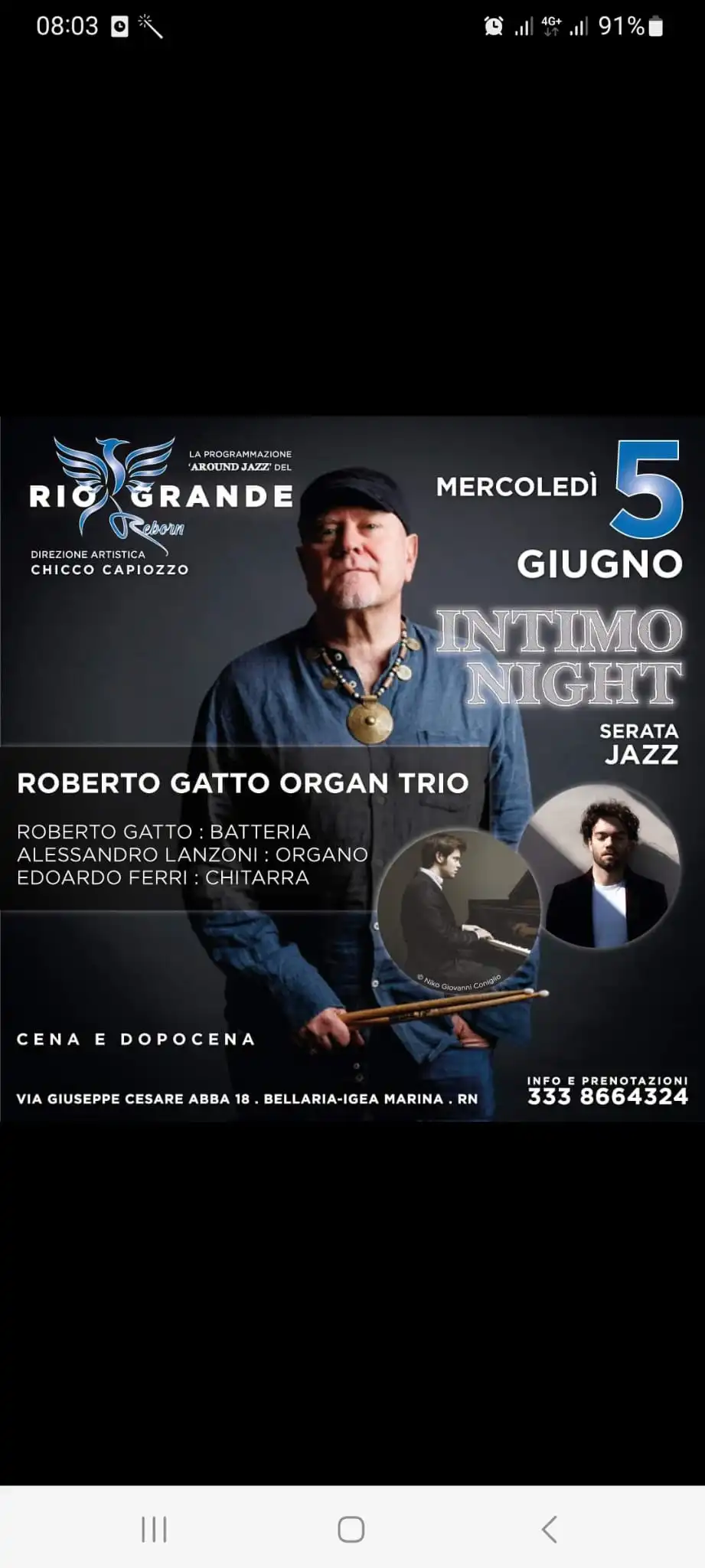 Intimo Night @ Riogrande 05 giugno 2024. e Tavoli