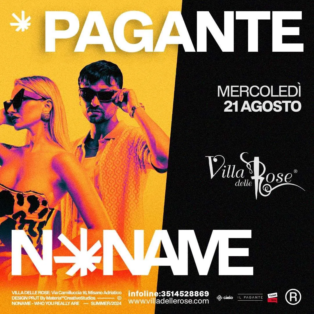 Il Pagante @ Villa Delle Rose 21 agosto 2024. Biglietti e Tavoli