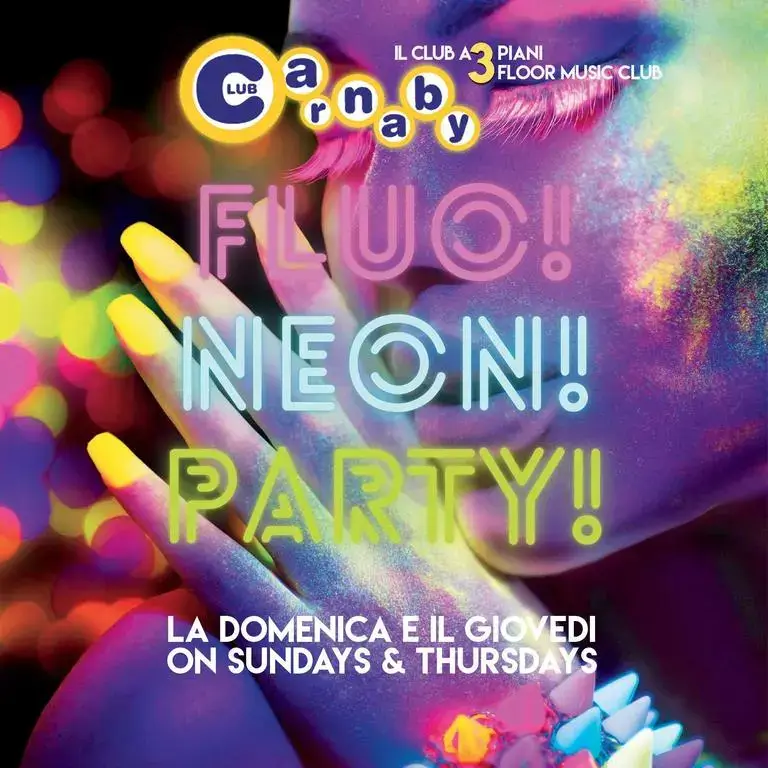 NEON FLUO PARTY @ Carnaby 25 luglio 2024. Biglietti