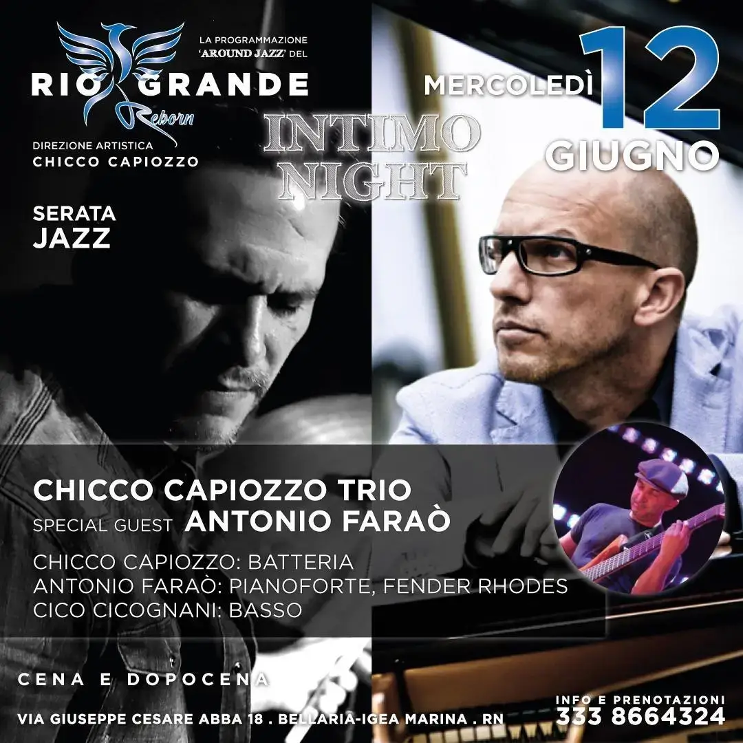 Intimo Night @ Riogrande 12 giugno 2024. Biglietti e Tavoli