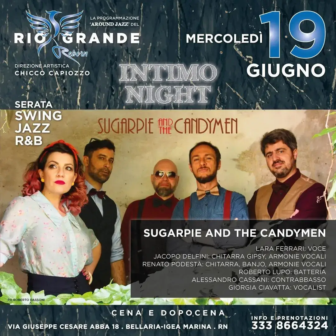 Intimo Night @ Riogrande 19 giugno 2024. Biglietti e Tavoli