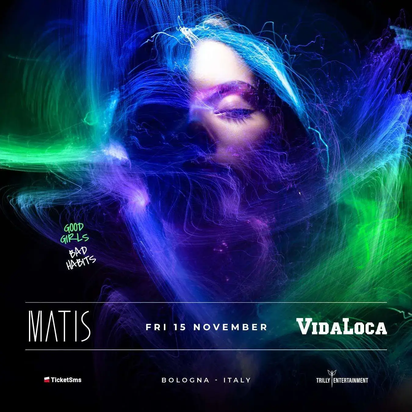 VIDA LOCA @ Matis Bologna 15 novembre 2024. Biglietti e Tavoli