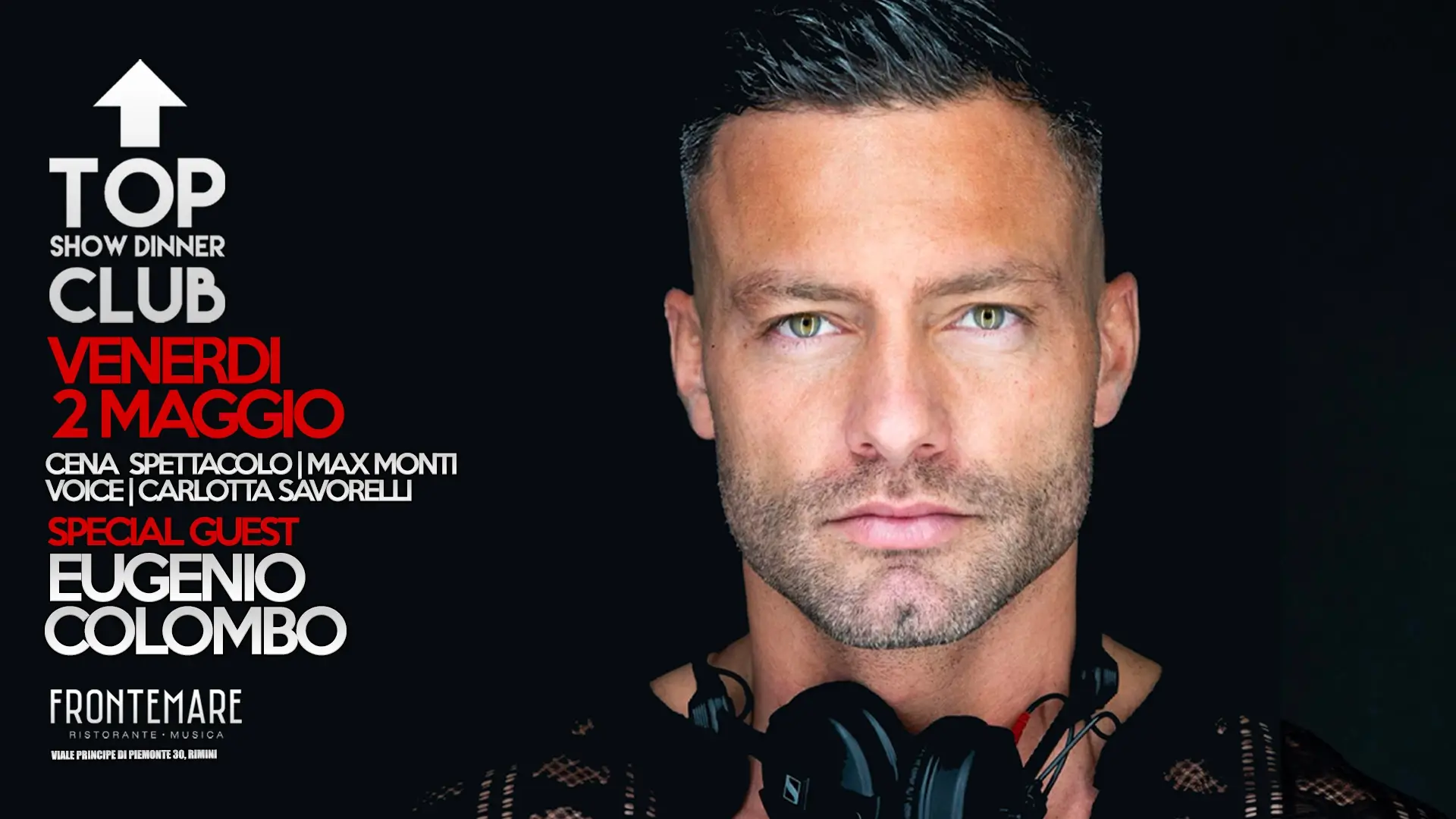 EUGENIO COLOMBO @ Frontemare 02 maggio 2025. Biglietti e Tavoli