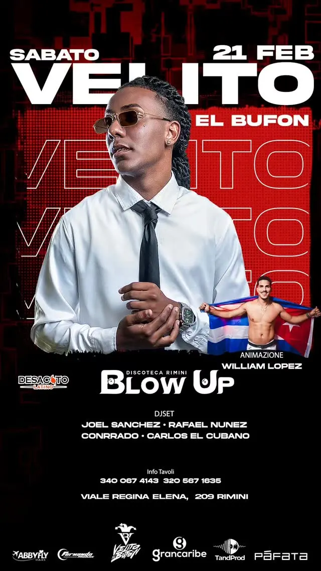 Velito el Bufon @ Blowup 21 febbraio 2026. Ticket